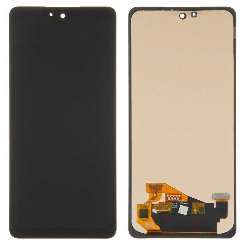 LCD compatible with Samsung A725 Galaxy A72, A726 Galaxy A72 5G, (black ...