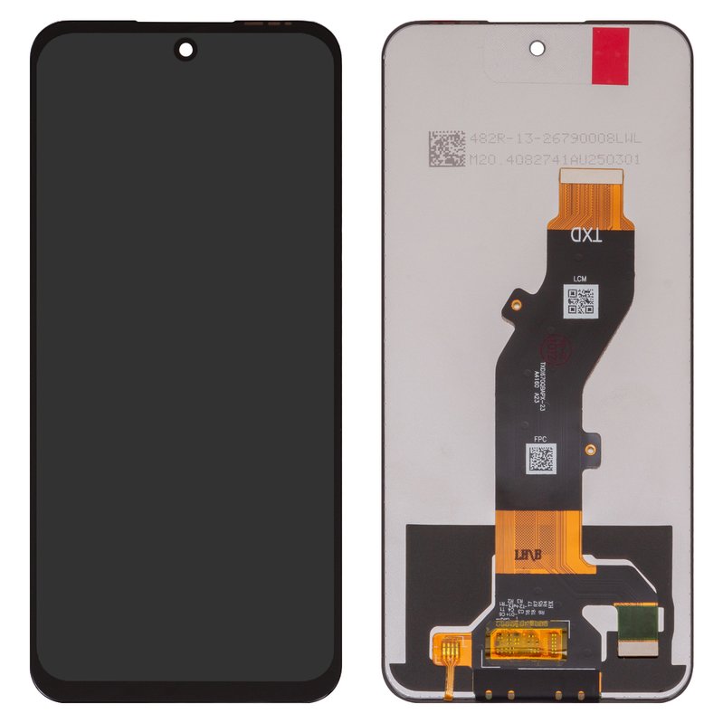 Дисплей для Tecno Pop 9 4G, Spark Go (2025), Spark Go 1 (KL4), чорний ...